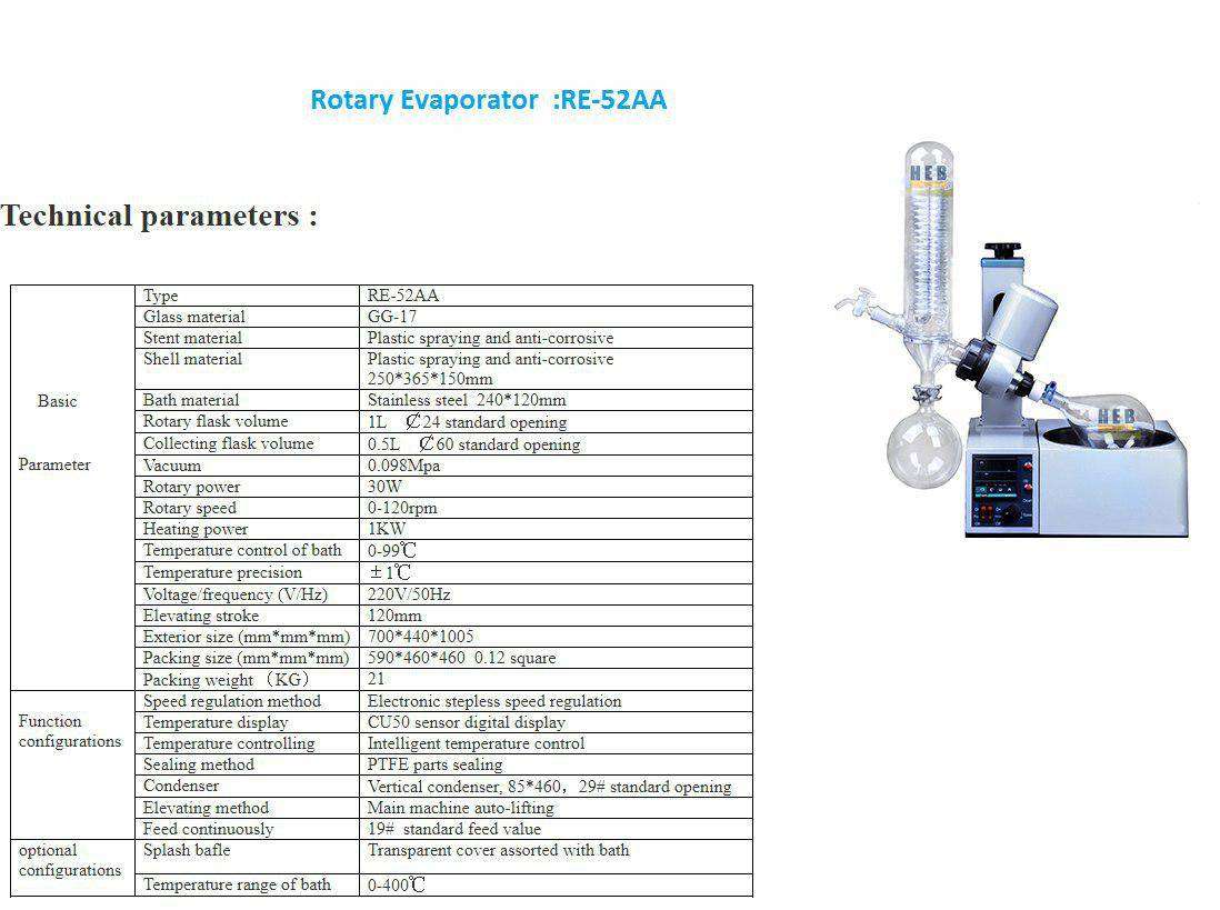روتاری اواپراتور مدل RE-52AA | یکسال ضمانت 10 سال خدمات