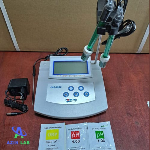 دستگاه PH متر رومیزی با الکترود ORP PHS-25CZ - آذین تجهیز